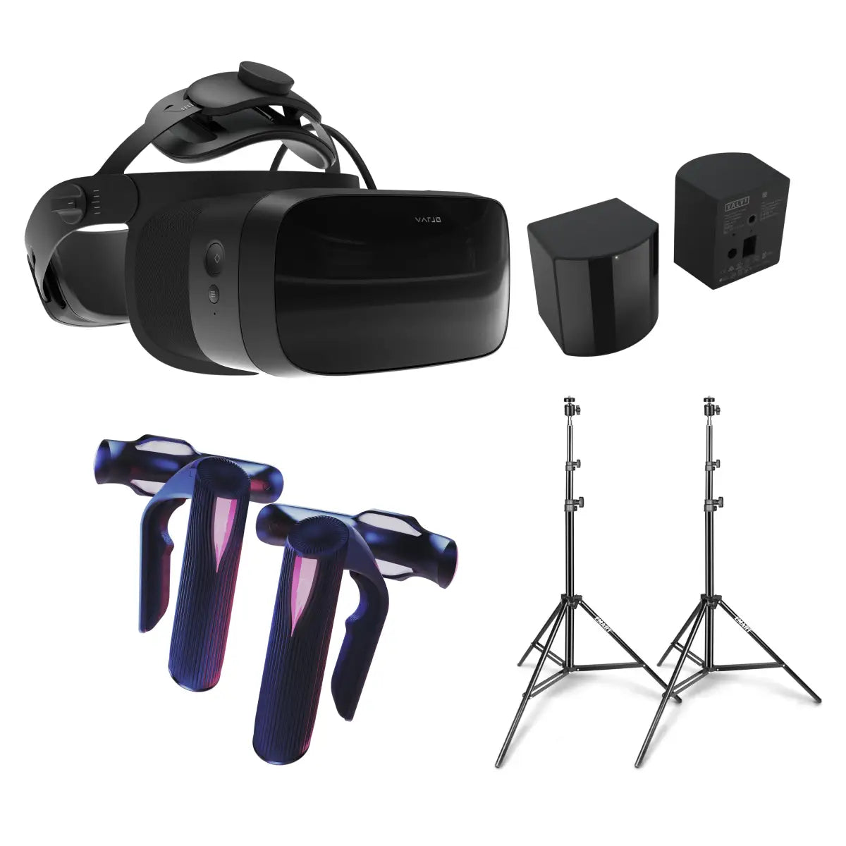 Varjo Aero VR Headset + eteeController SteamVR Kit + Base Station ...